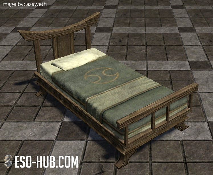 Dark Elf Bed, Single - ESO Hub - Elder Scrolls Online