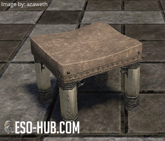 Wood Elf Stool, Leather - ESO Hub - Elder Scrolls Online