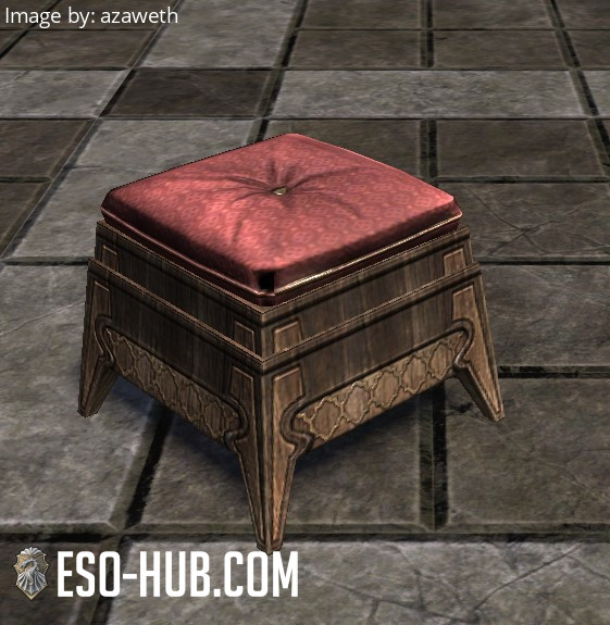 Redguard Stool, Padded - ESO Hub - Elder Scrolls Online