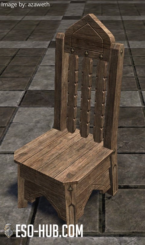 Redguard Chair, Slatted - ESO Hub - Elder Scrolls Online