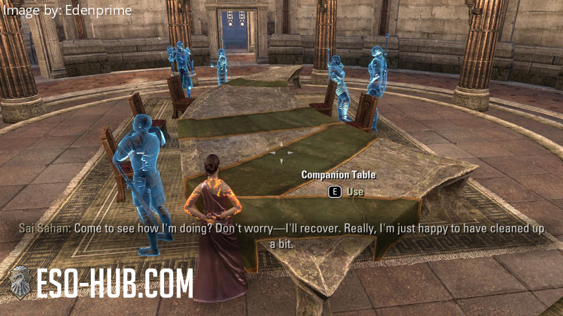 Table, Visions of the Five Companions - ESO Hub - Elder Scrolls Online